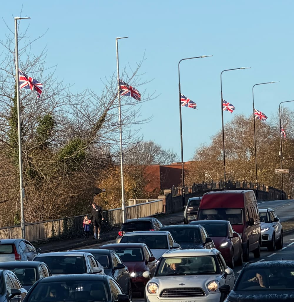 Trafford Council to remove flags from lampposts on Altrincham flyover