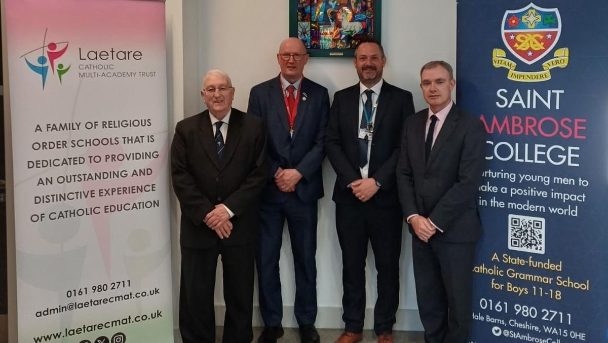 "Exciting step forward" as St Ambrose College joins national Catholic Trust