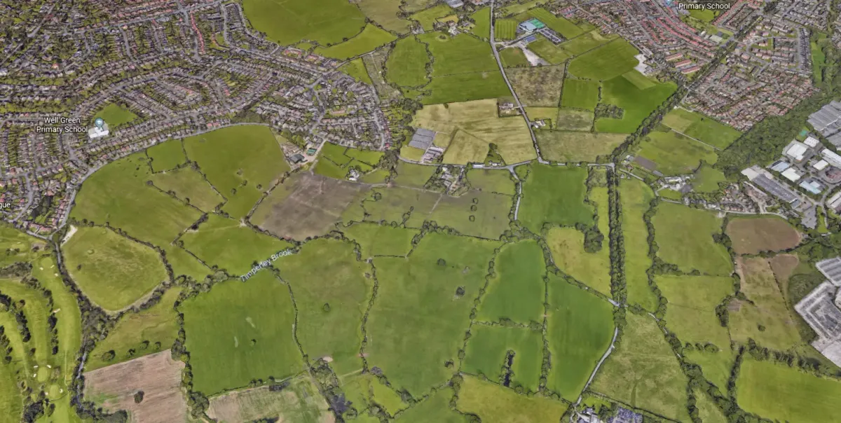 2,400 homes will be built on this 'Timperley Wedge' green belt by 2037 ...