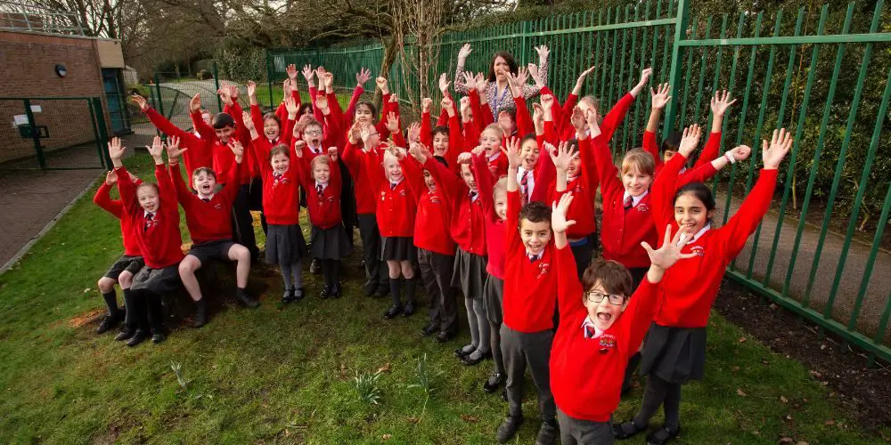 Bollin Primary School plants a Golden Elm tree to mark its 50th ...