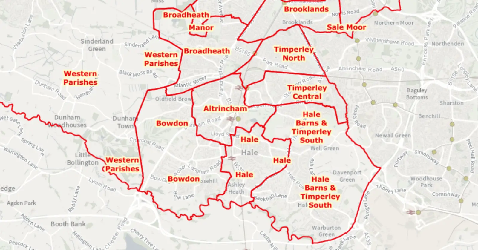 Altrincham set for three new electoral wards in boundary rethink - Altrincham Today